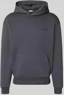 Review Relaxed Fit Sweatshirt aus Baumwoll-Mix mit K&auml;nguru-Tasche