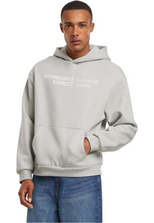 Mister Tee Appreciate & Respect Fluffy Hoody lightasphalt, XXL