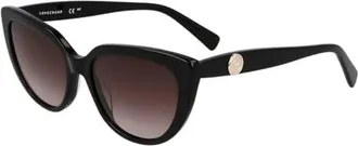 Longchamp Lunettes de Soleil LO766S N 001 BLACK 53/17/140 Femme