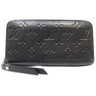 Louis Vuitton Portefeuille long (bi-pli) Pre-owned - Femme - Pre-owned - Noir - Taille: ONE Size