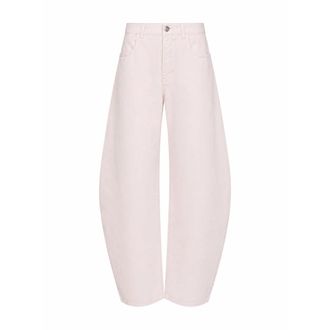 Alaia Runde Jeans - - Jeans - Damen - Rosa - S