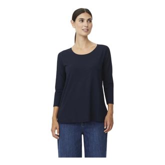 Masai Haut &agrave; Manches 3/4 - Femme - Tops - Bleu - Taille: 46 FR