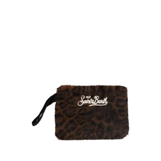 MC2 Saint Barth Pochette en fourrure Pareasy - Femme - Sacs - Brun - Taille: ONE Size