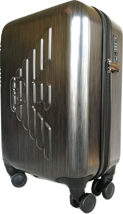 Emporio Armani 4-Rollen Trolley anthrazit 56 cm