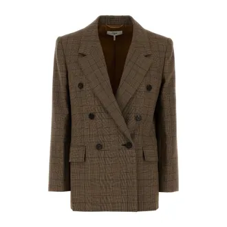 Chlo&eacute; Bestickter Wollblazer - - Jackets - Damen - Braun - XS