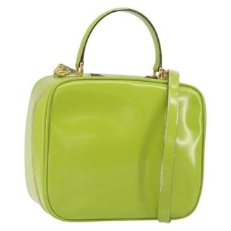 Gucci Sac en toile enduite Pre-owned - Femme - Pre-owned - Vert - Taille: ONE Size