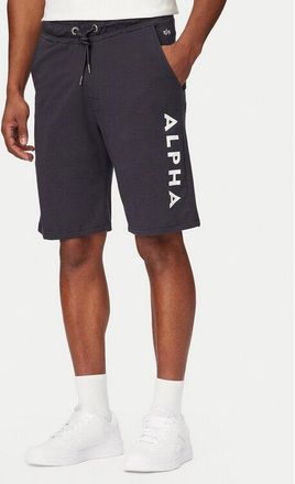 Alpha Industries Alpha Industries Sportshorts Jersey 116366 Dunkelblau Regular Fit