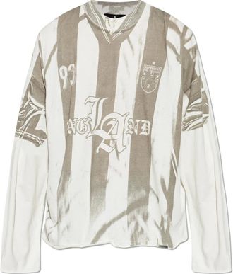 Represent Represent, Homme, Tops, Blanc, Taille: M T-shirt &agrave; manches longues
