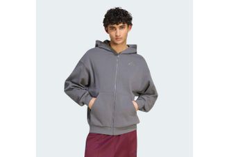 adidas Kapuzensweatshirt M AK SL FZ sportliches Kapuzensweatshirt, schwere Stoffqualit&auml;t, mit Kapuze