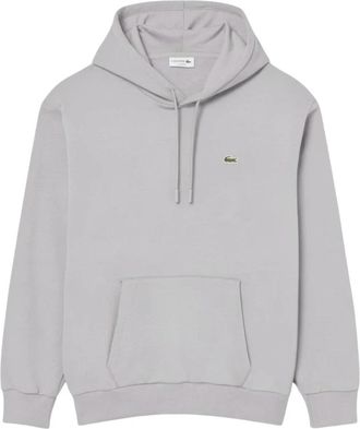 Lacoste Fleece Hoodie - - Sweatshirts & Hoodies - Herren - Grau - S