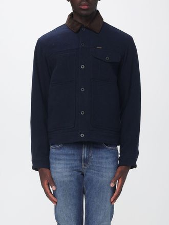 Filson Surchemise en m&eacute;lange de laine avec col en velours c&ocirc;tel&eacute;