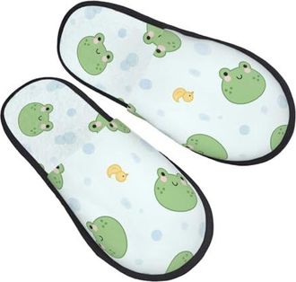 Generic Grenouilles Kawaii Femme Homme Chaussures De Maison Chaud Slippers Confortable Chaussons Pour Ext&eacute;rieur Int&eacute;rieur Automne M