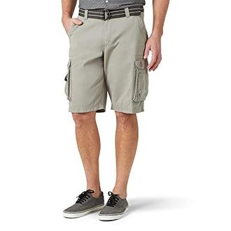 Lee Wyoming Short Cargo avec Ceinture, Ciment, 52 Homme