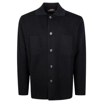 FILIPPO DE LAURENTIIS Giacca Camicia - Homme - Pulls - Noir - Taille: L