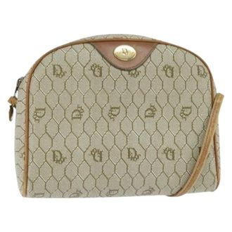 Dior Pre-owned Vintage Schultertasche aus Kunststoff - - Pre-owned - Damen - Beige - ONE SIZE
