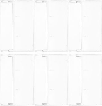 BESPORTBLE 6 Stück Transparente Kassettenboxen aus Robustem Kunststoff Kassettenspeicher mit Hoher Transparenz zur Geordneten Aufbewahrung und Schutz von Standar