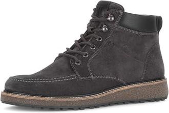 Gabor Chaussures &agrave; lacets pour homme, bottines, doublure recycl&eacute;e, semelle int&eacute;rieure amovible, fermeture &eacute;clair, Noir ardoise 11, 41 EU