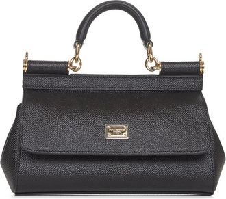 Dolce & Gabbana Femme, Sacs, Noir, Taille: ONE Size Petit sac &agrave; main Sicily