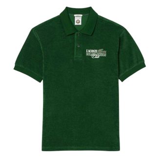 Lacoste Poloshirt f&uuml;r Herren, bestickt, Frottee (Gr&uuml;n)