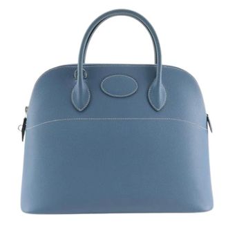 Herm&egrave;s Pre-owned Bolide35 Sac &agrave; main en Veau Epsom - Femme - Pre-owned - Bleu - Taille: ONE Size