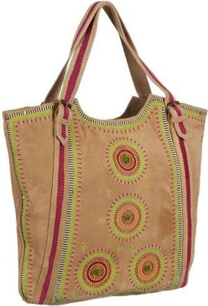 Antik Batik PON, Shoppers Femme - Beige - Beige (Cream), 38x35x7 cm (B x H x T) EU