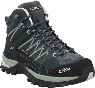 F.lli Campagnolo Wanderschuh CMP RIGEL MID WMN WP TREKKING SHOES, Damen, Gr. 37, gr&uuml;n (jungle, soft pink), Leder, Schuhe Wanderschuh, wasserdicht, Topseller