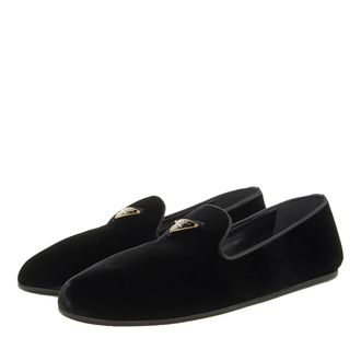 Prada Loafer - Pantofole Velluto - Gr. 40 (EU) - in Schwarz - für Damen