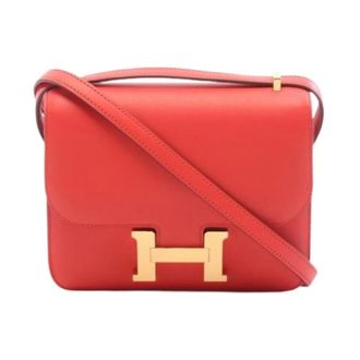 Herm&egrave;s Sac bandouli&egrave;re Pre-owned - Femme - Pre-owned - Rouge - Taille: ONE Size