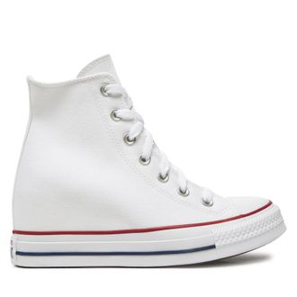 Converse Sneakers aus Stoff Converse Chuck Taylor All Star Wedge Platform A11908C Wei&szlig;