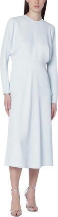 Victoria Beckham Femme, Robes, Bleu, Taille: 38 FR Robe Midi Dolman &agrave; Manches Longues