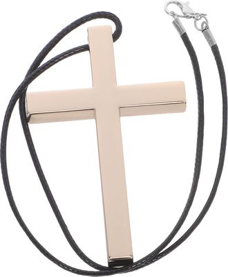 NUOBESTY Christlicher Kreuzanh&auml;nger F&uuml;rs Auto aus Robustem Metall Lichtecht Minimalistischer R&uuml;ckspiegelanh&auml;nger Kompatibel mit Fahrzeugtypen Religi&ouml;se Auto In