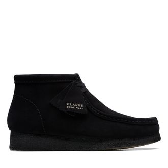 Clarks Herren Wallabee Boot Botte Oxford, Noir SDE, 40 EU