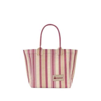 Isabel Marant Petit sac cabas Yenky ray&eacute; en coton