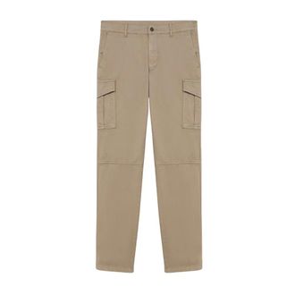 Brooks Brothers Homme, Pantalons, Vert, Taille: W36 Pantalon Cargo en Coton Stretch Kaki