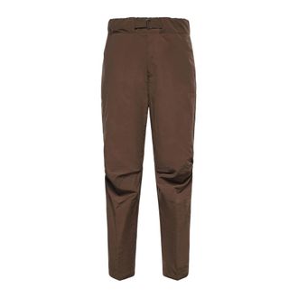 Giuliano Galiano Pantalone con cinta in vita coulisse fondo - - Trousers - Herren - Braun - M