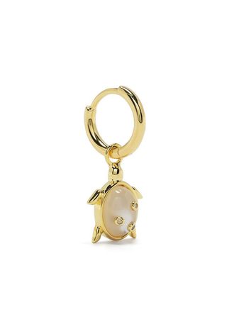 Eshvi Single Turtle Ohrring - Gold