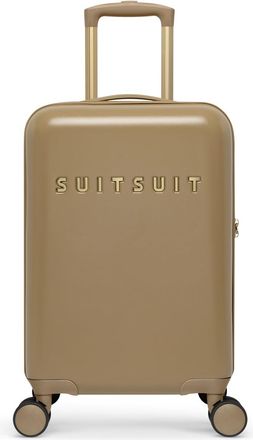 SuitSuit Handgep&auml;ck Koffer mit 4 Rollen 55 x 35 x 20 cm - Hartschalen Kabinentrolley mit TSA-Schloss - Fusion Iced Coffee