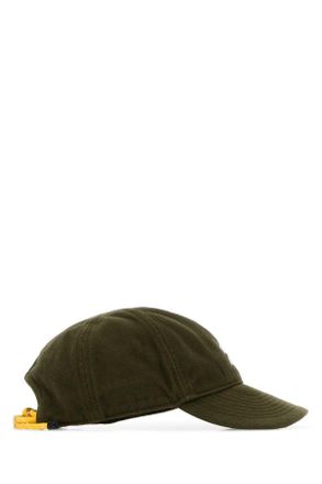 Miu Miu Womens Olive Green Cotton Baseball Cap Boscogiallo Cappelli E Fasce Per Capelli Hat