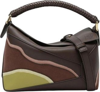 Loewe Femme, Sacs, Brun, Taille: ONE Size Puzzle Hobo Bag