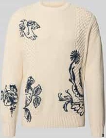Scotch & Soda Strickpullover mit Stitchings Modell DELFTS BLAUW