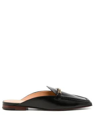 Tod's mules &agrave; bout carr&eacute; - Noir