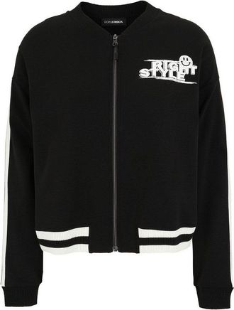 Doris Streich Sweatjacke mit Smiley-Motiv