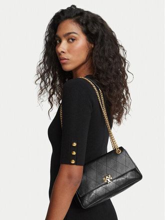 Tory Burch Tory Burch Handtasche Charlie Quilted Small Shoulder Bag 185829 Schwarz
