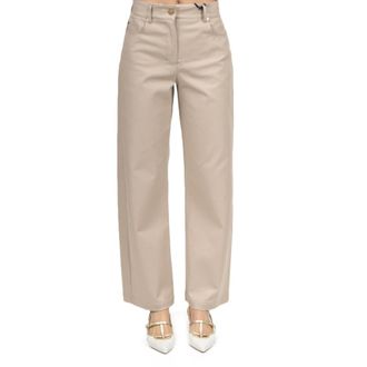 Max Mara Wide Hosen - - Trousers - Damen - Beige - XL