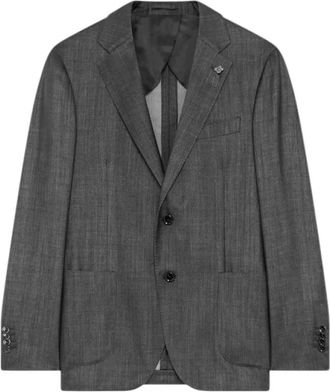 Lardini Homme, Vestes, Gris, Taille: 2XL Giacca monopetto
