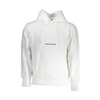 Calvin Klein Calvin Klein Wei&szlig;er Baumwoll Herrenpullover - - Sweatshirts & Hoodies - Herren - Wei&szlig; - XL