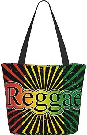 AOOEDM Musique jama&iuml;caine Reggae Music Ladies Shopping Bag 13x11x7in.Le cadeau parfait pour la Saint-Valentin.Cest de la Saint-Valentin pour maman, fille, &eacute;p