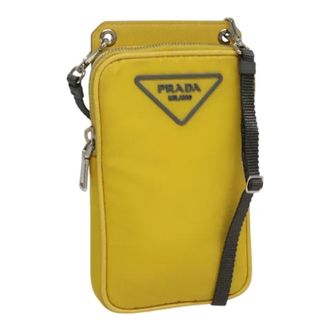 Prada Pre-owned Nylon prada-taschen - - Pre-owned - Damen - Gelb - ONE SIZE