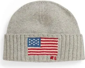 Polo Ralph Lauren Bonnet en laine m&eacute;lang&eacute;e
