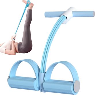 Generic Widerstandsbänder Für Training | Pedal Krafttraining Seil - Tragbare Widerstandsbänder mit Griffen Sportgeräte für Frauen Yoga Fitness Pilates